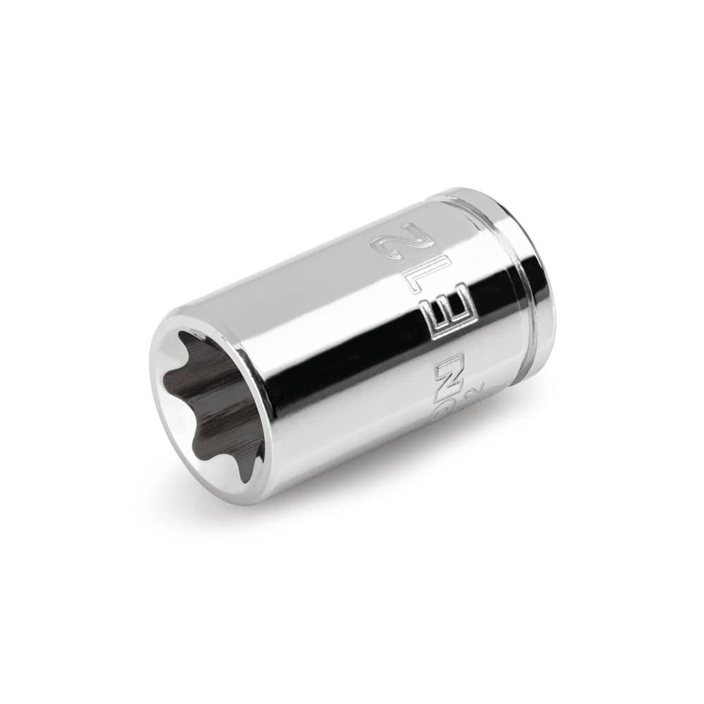TEKTON 1/4 in. Drive x E12 External Star Socket SHD02412 - The Home Depot