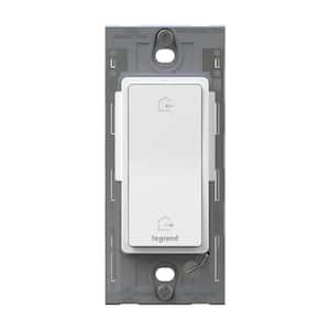 Commercial Electric 15 Amp Single-Pole White Smart Rocker Light Switch ...