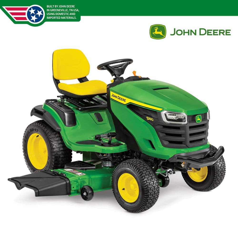 John Deere S180 54 in. 24 HP V-Twin ELS Gas Hydrostatic Riding Lawn ...