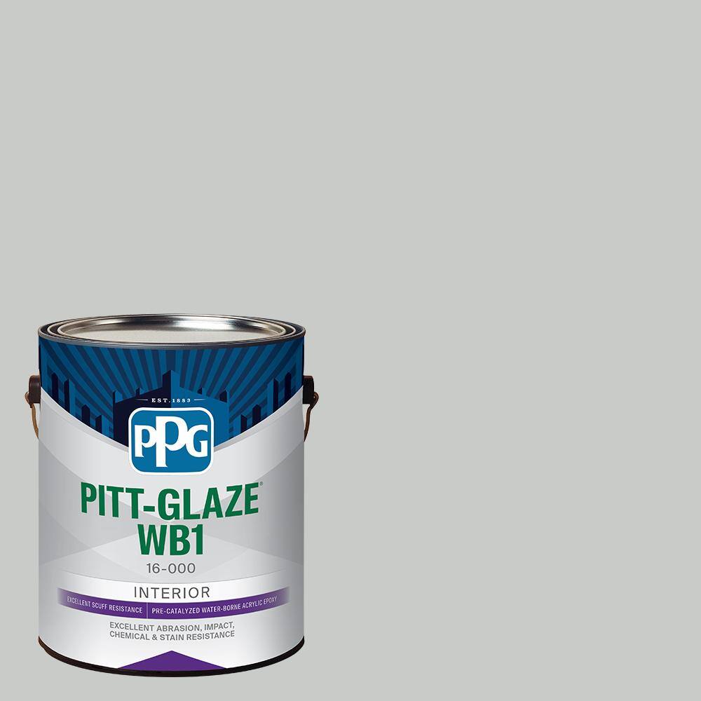 Pitt-Glaze 1 gal. PPG0994-2 Pittsburgh Gray Semi-Gloss Interior Paint ...