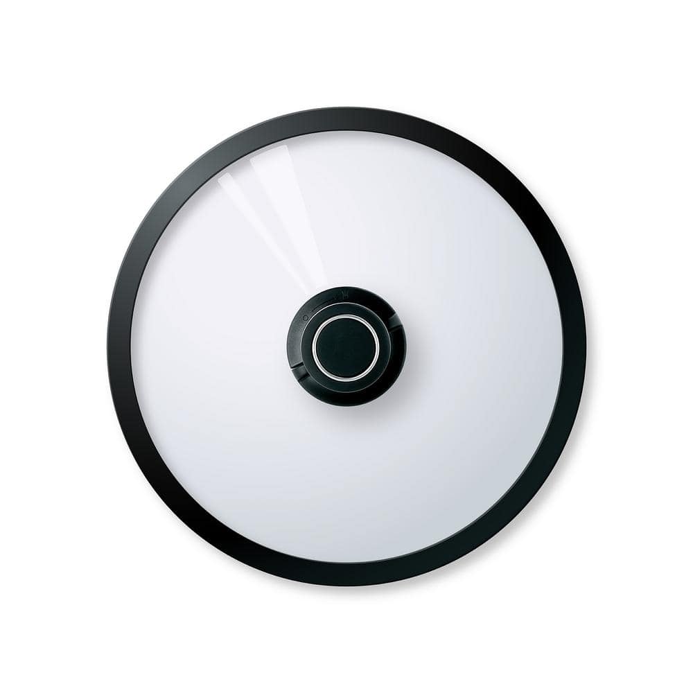 Black Cube Tempered Glass and Silicone Lid BC924 - The Home Depot