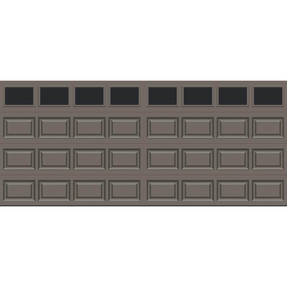 Clopay Classic Steel Short Panel 16 ft. x 7 ft. Insulated 6.5 R-Value ...