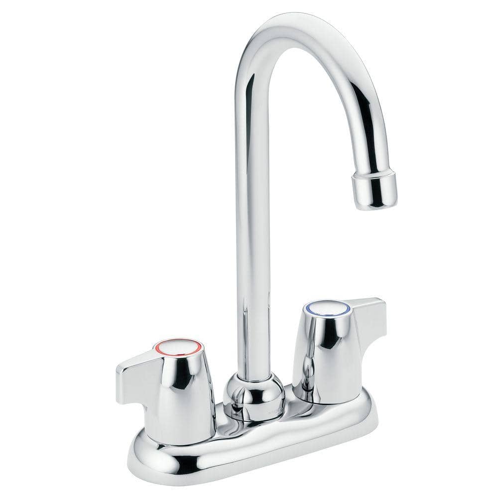 MOEN Chateau 2-Handle High-Arc Bar Faucet in Chrome 4903 - The Home Depot