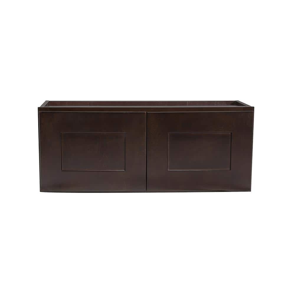 Design House Brookings Shaker 36in.W x 12in.D x 21in.H Solid Wood ...