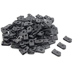 Yichuhaoxi R-Type Cable Clip Clamp 1/4 in. Nylon Screw Mount Cord ...