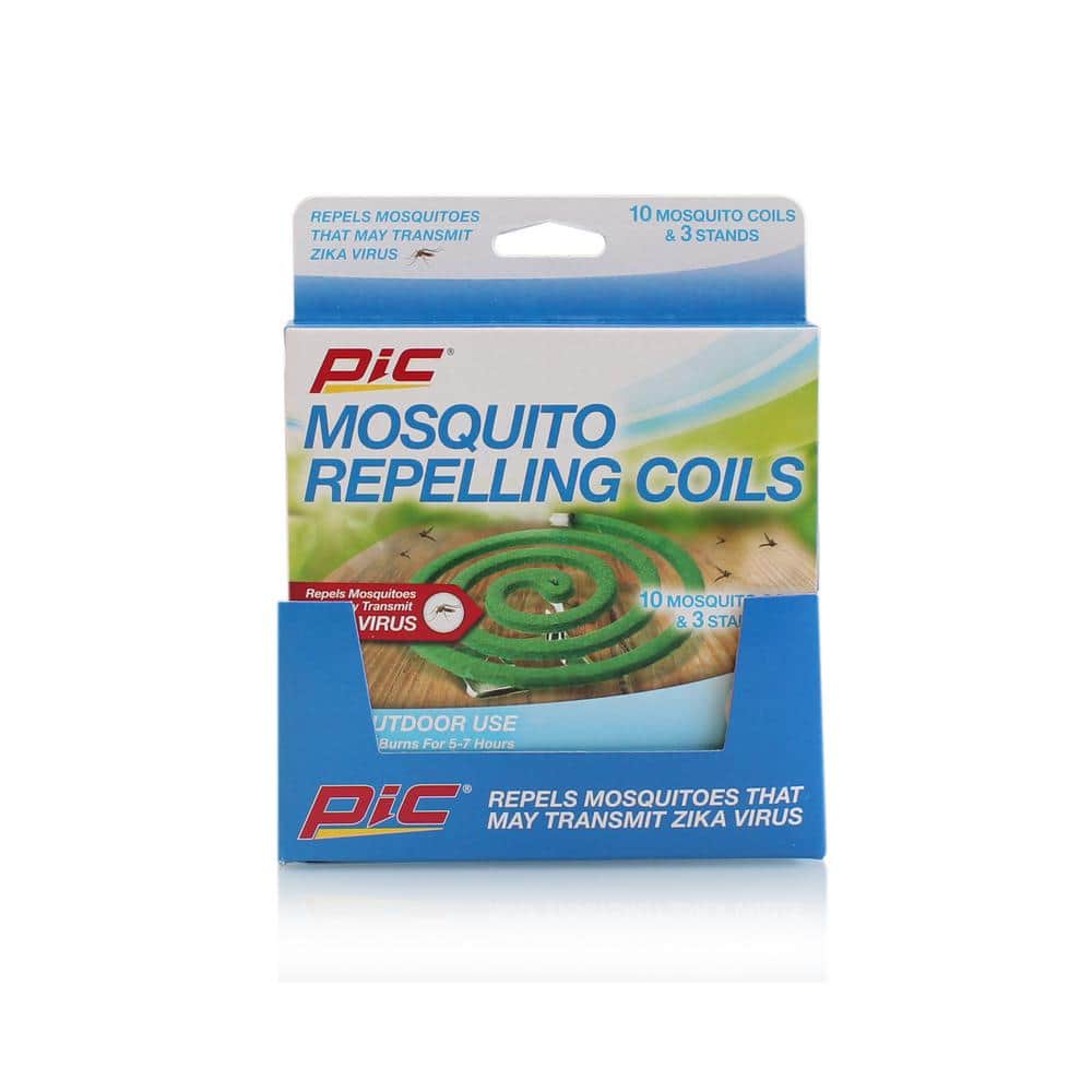 PIC Mosquito Repellent Coils (10-Pack/Case) (Total Number of Coils 120 ...