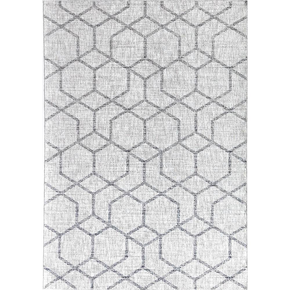 Mason Brooks Celestia Gray Stone 2'6"x8' Contemporary Multi-Colored ...