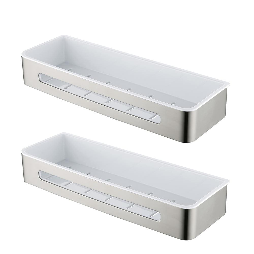 ATKING Stainless Steel Wall Mounted Shelf Basket Shower Caddy in ...