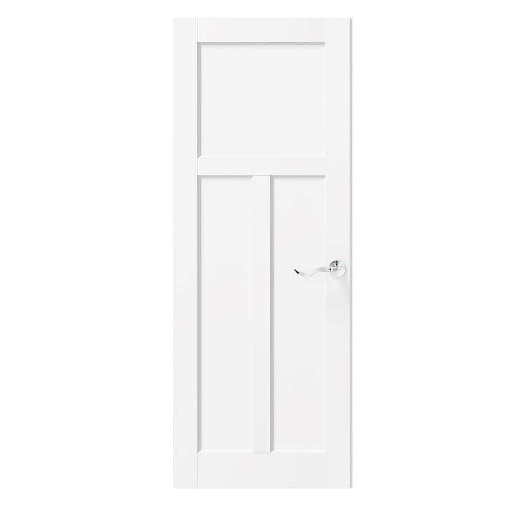 TENONER 30 in. x 80 in. T Shaped, Solid MDF Core, Composite, Primed ...