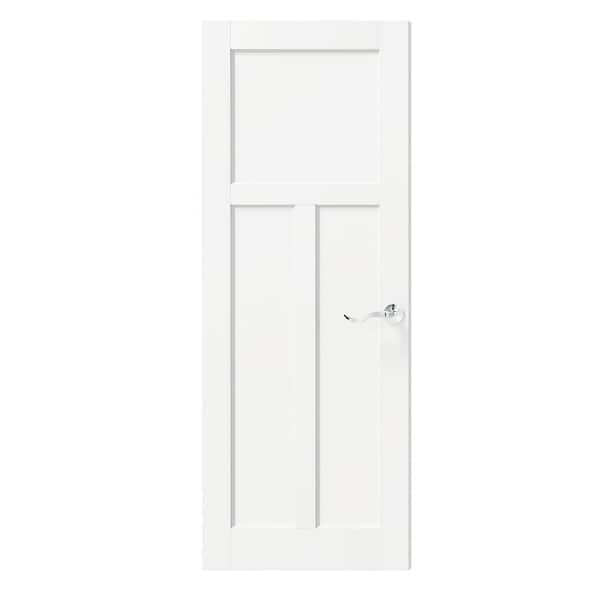 TENONER 30 in. x 80 in. T Shaped, Solid MDF Core, Composite, Primed ...