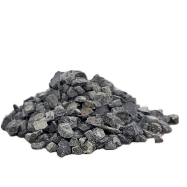 Rain Forest 0.5 in. to 1.5 in., 2200 lb. Black Basalt Chip Super Sack ...