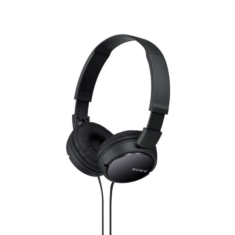SONY ZX Series Stereo Headphones In Black MDRZX110 BLK The Home Depot