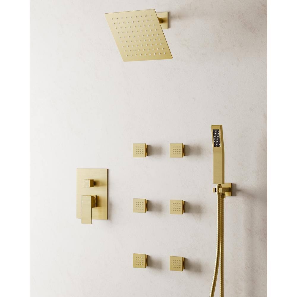 Have a question about CRANACH 10 in. 3-Spray Wall Mount Dual Shower ...