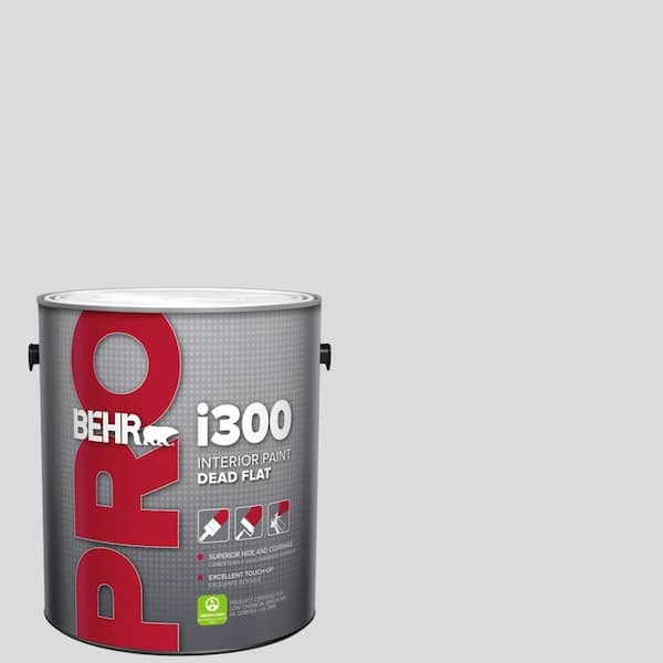 BEHR PRO 1 gal. #PPU26-14 Drizzle Dead Flat Interior Paint PR31001 ...