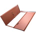 Gordon Cellar Door 53 in. x 74 in. H Primed Red Steel Cellar Door RD3