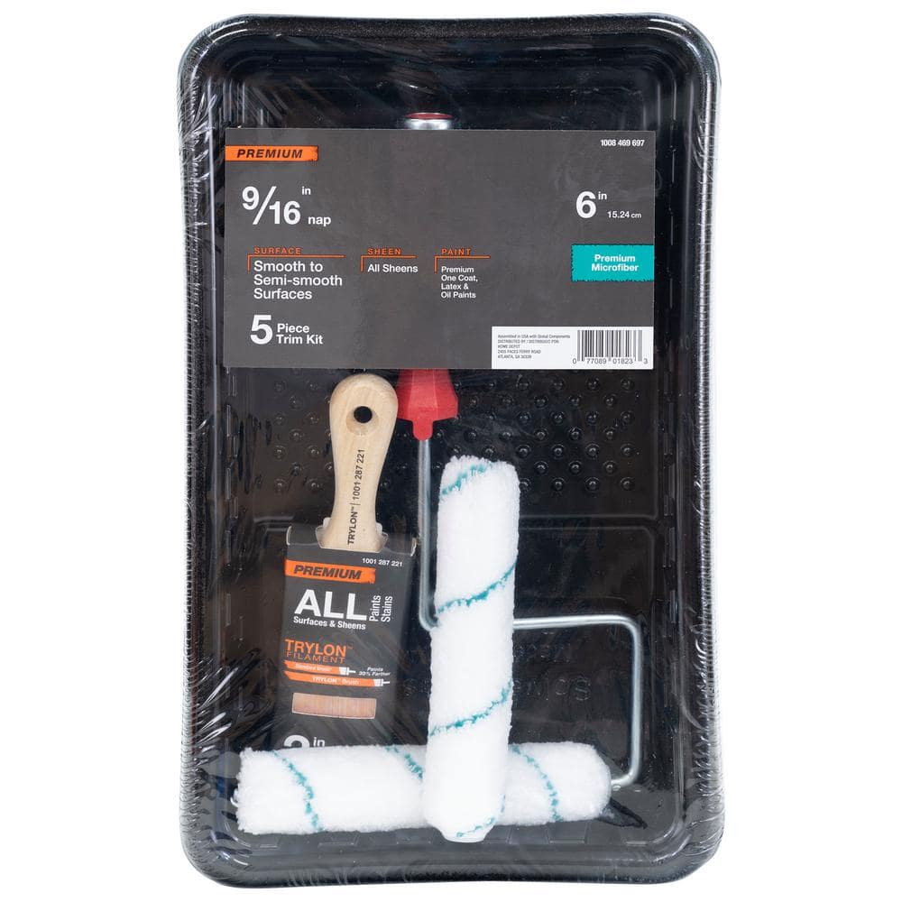 Linzer Best Trylon/Microfiber Mini Roller Kit (5-Piece) HD MS 1745 ...