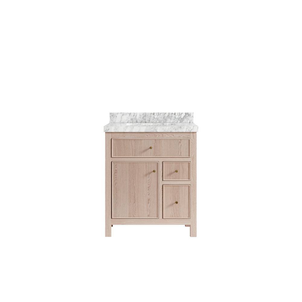 Willow Collections Sonoma Oak 30 in. W x 22 in. D x 36 in. H Bath ...