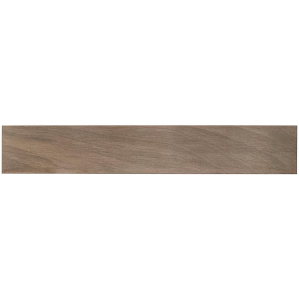 Ivy Hill Tile Basswood Walnut 4 in. x 0.39 in. Matte Porcelain Floor ...