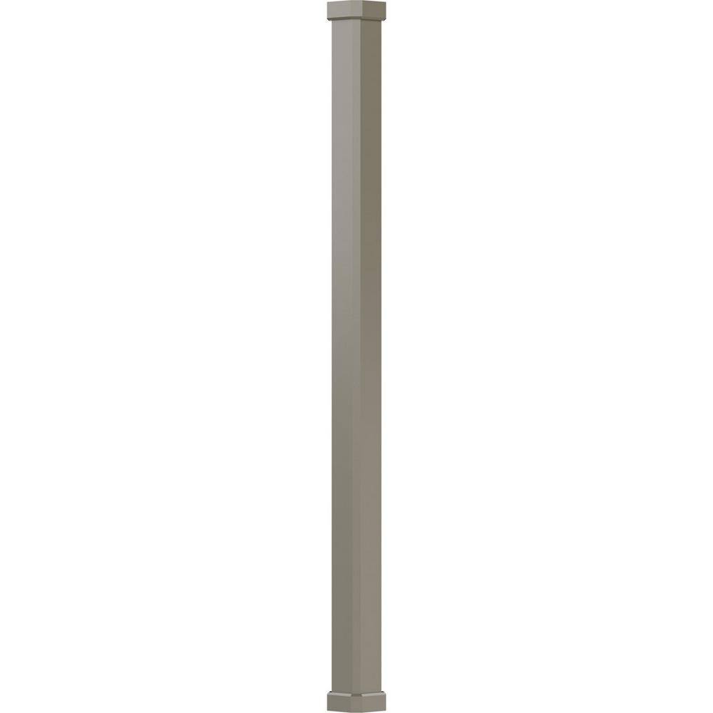 AFCO 8' x 5-1/2" Endura-Aluminum Craftsman Style Column, Square Shaft ...