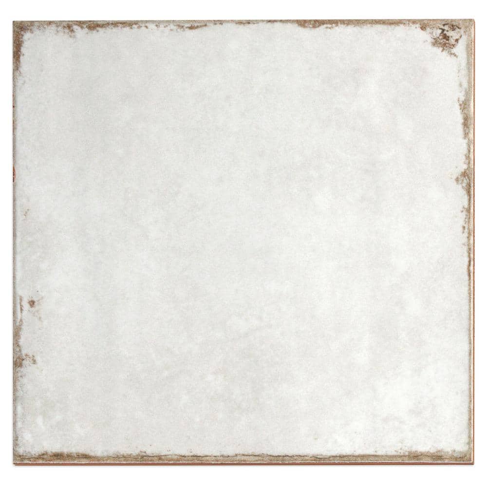 Ivy Hill Tile Angela Harris White 4 in. x 0.39 in. Polished Ceramic ...