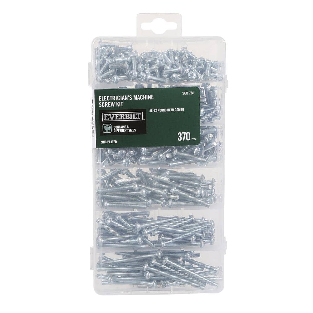 Everbilt #8-32 Electricians Machine Screw Kit 800994 - The Home Depot