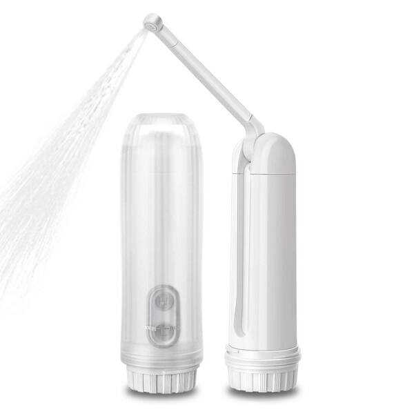 Wudkey Portable Bidet Set White Mini Handheld Bidet Attachment with Two ...