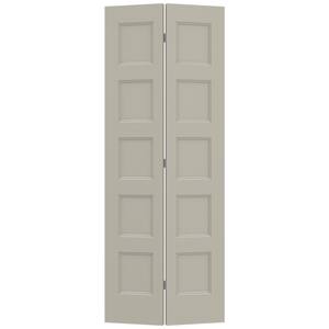 JELD-WEN 24 in. x 80 in. Conmore White Paint Smooth Hollow Core Molded ...