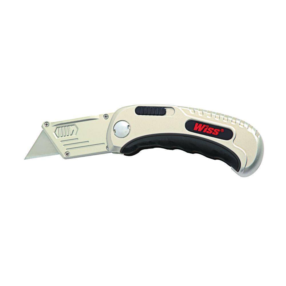 Crescent Wiss Quick-Change Folding Utility Knife WKF1 - The Home Depot