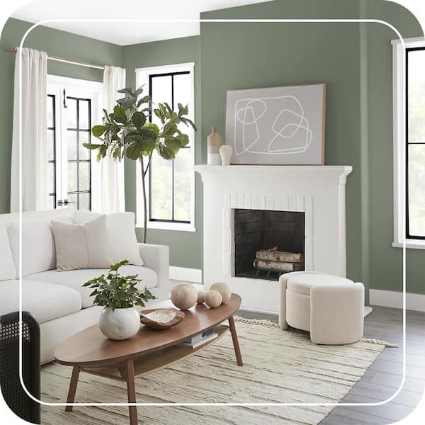 Sage Green Paint Color BEHR PREMIUM PLUS 1 Qt. #ICC 77 Sage Green
