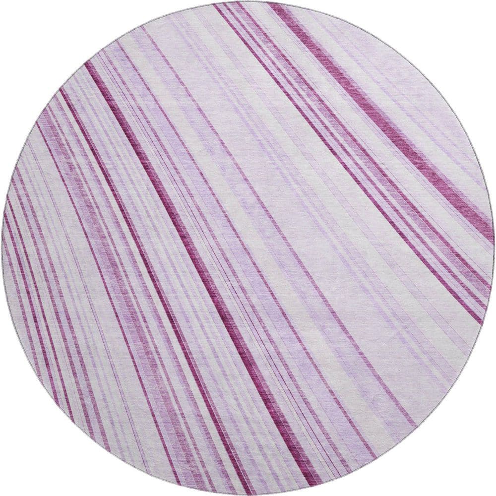 Addison Rugs Mayfield Premium Machine Washable Abstract AMF981 Lavender ...