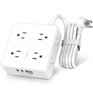 Epic Connect Flat Panel 2-Outlet TV Surge Protected Power Outlet ...