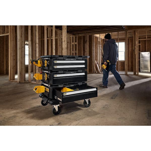 DEWALT Toughsystem 2.0 DXL 25.8 in. 5-in-1 Wheeled Modular Workstation ...
