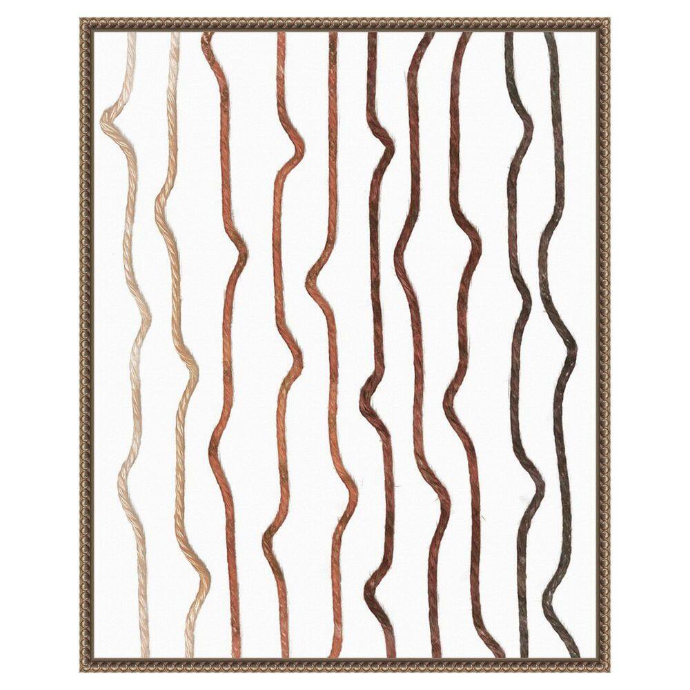 Amanti Art Jagged Flow II by Alonzo Saunders 1 Piece Floater Frame ...