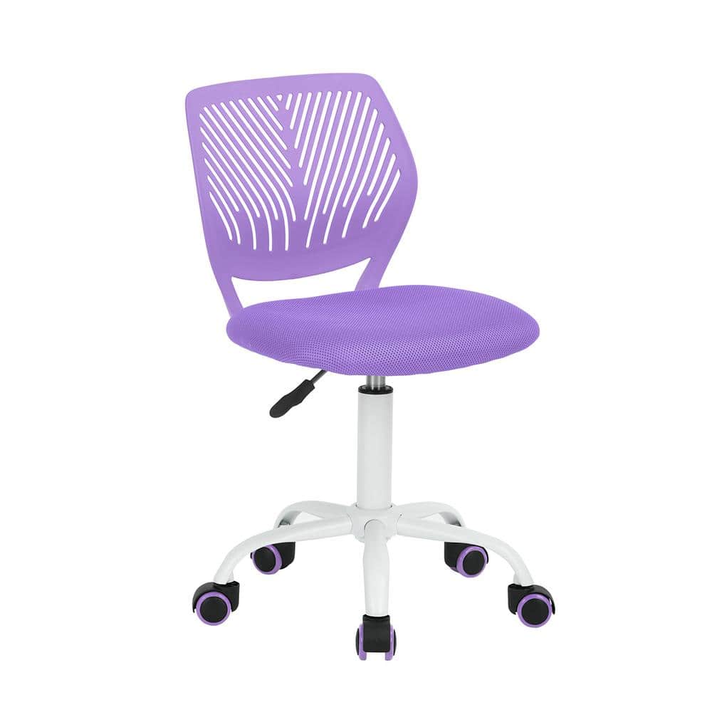 Tatahance Purple Plastic Task Chair with Mesh Seat W90357251-Z - The ...