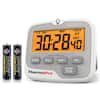 ThermoPro TM01W Kitchen Timer with Count Up and Countdown Timers TM01W ...