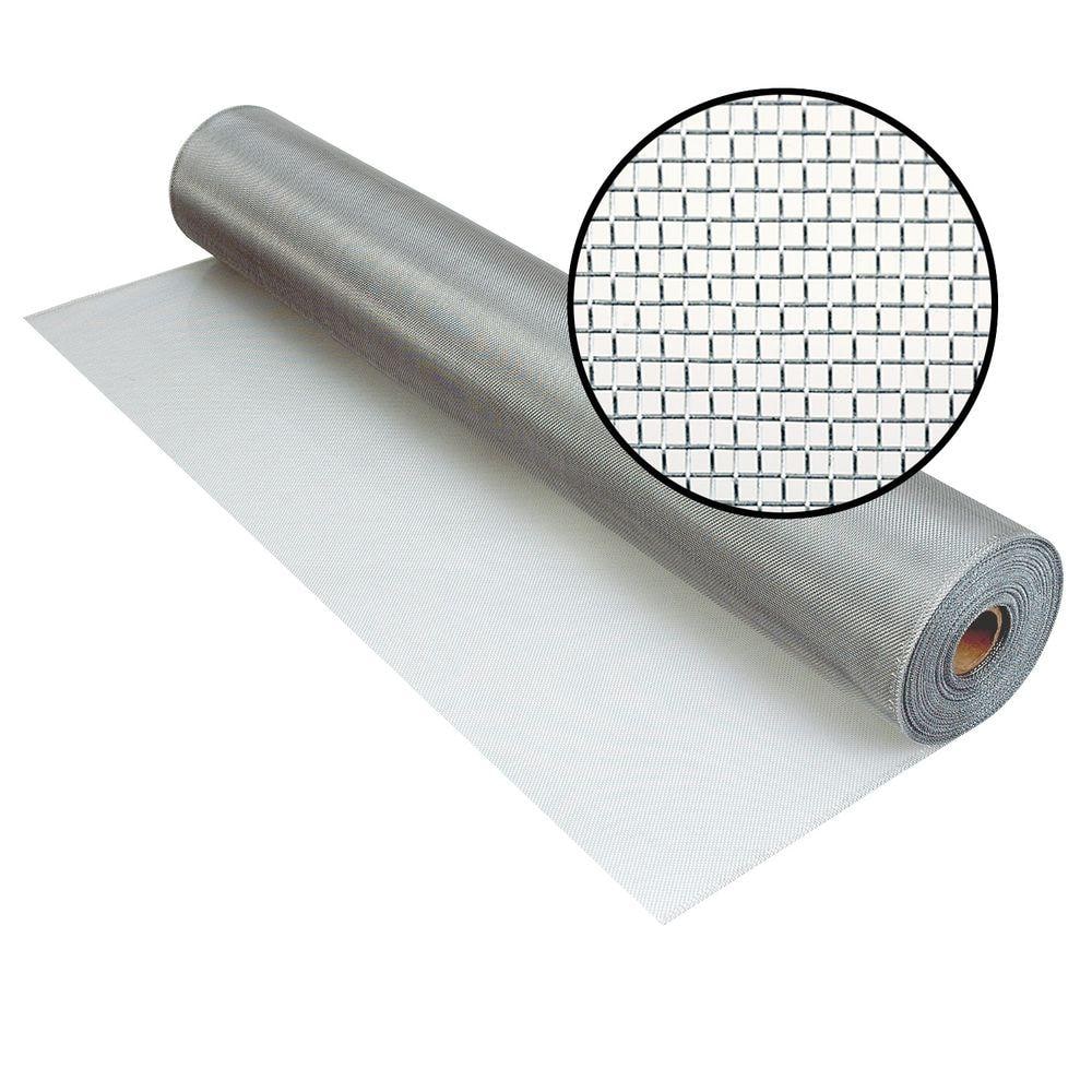 Phifer 48 in. x 100 ft. Brite Aluminum Screen (Tube) 3016850 - The Home ...