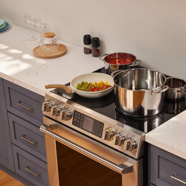 FOTILE 30 in. Fresh Bake Technology 5-Burner Element Slide-In Single ...
