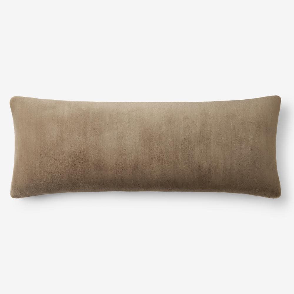 The Company Store Company Plush Silver Mink 14 in. x 40 in. Decorative ...