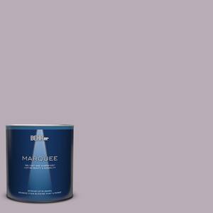 BEHR MARQUEE 1 gal. #670F-4 Silverberry Satin Enamel Exterior Paint ...