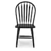 International Concepts Black Windsor Arrow Back Chair 1C46-113 - The ...