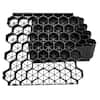 Techno Earth 19.7 in. x 19.7 in. x 1.9 in. Black Permeable Plastic ...