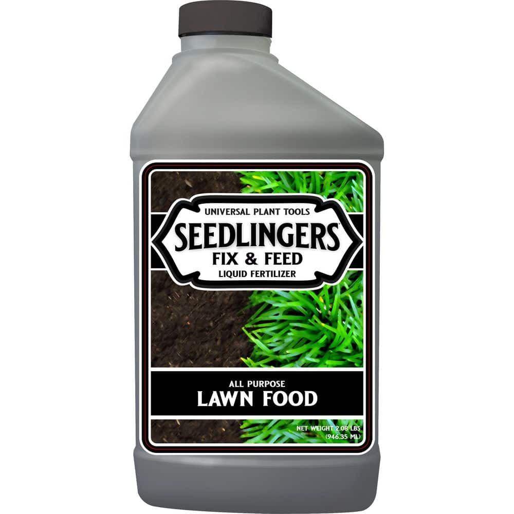 SEEDLINGERS Fix and Feed Lawn Food 32 fl. Oz. 5,000 sq. ft. Liquid Lawn ...