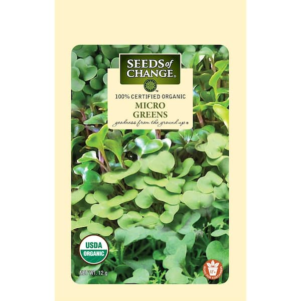 Seeds of Change Micro Greens - Mild Mix Organic Seed 08215 - The Home Depot