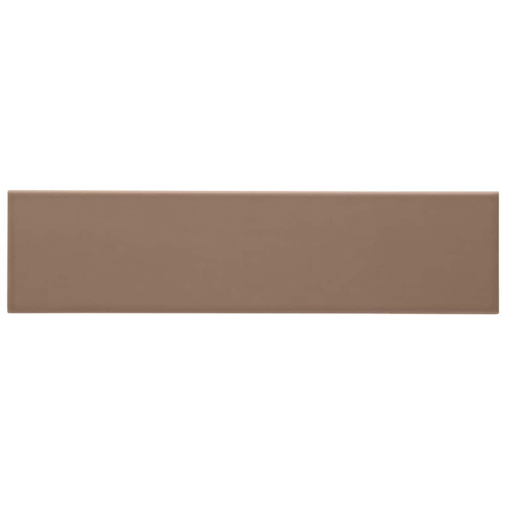 Ivy Hill Tile Sway Taupe 2.75 in. x 0.35 in. Matte Porcelain Wall Tile ...