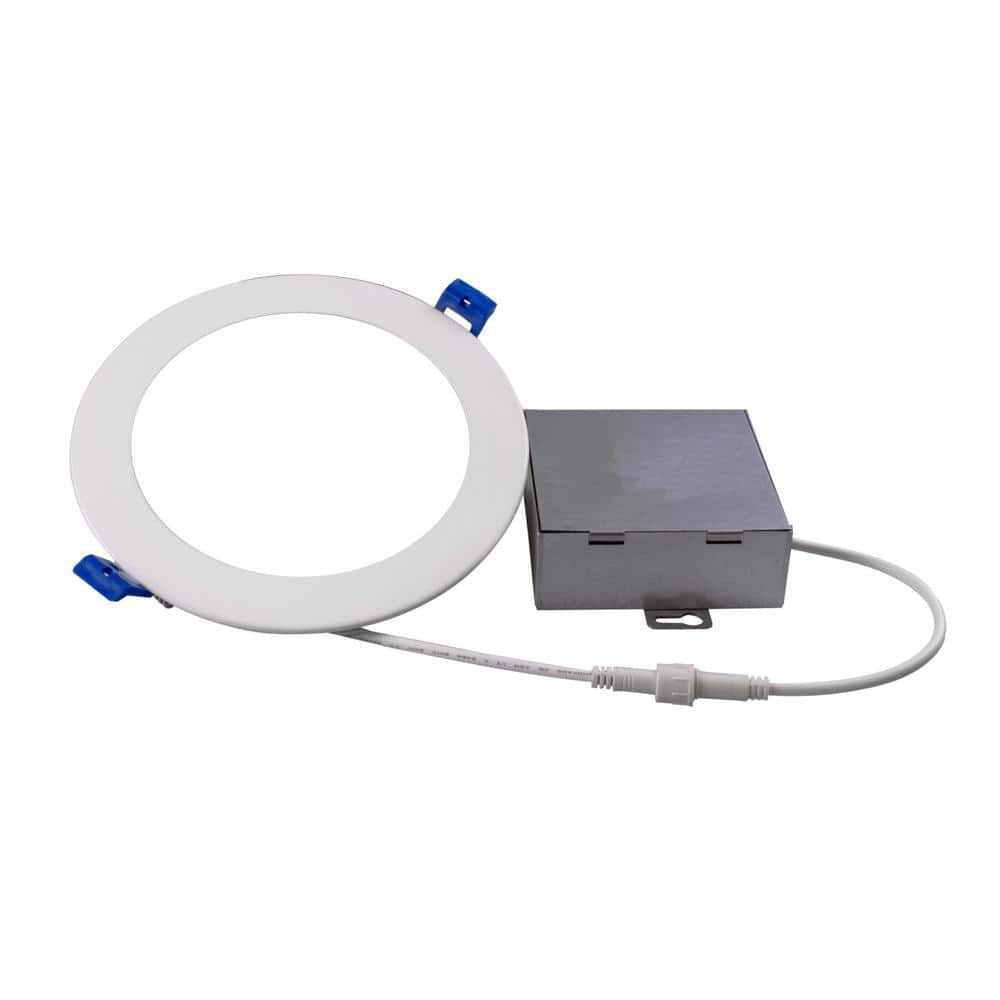 NICOR 4 in. Round 2700K Remodel IC-Rated Recessed Integrated LED Edge ...