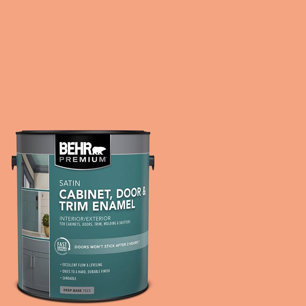 BEHR PREMIUM 1 gal. #P190-4 Siren Satin Enamel Interior/Exterior ...