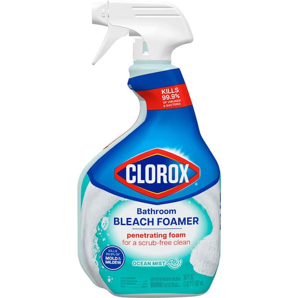 Clorox 30 oz. Bathroom Foamer with Bleach Spray 10044600306145 - The ...