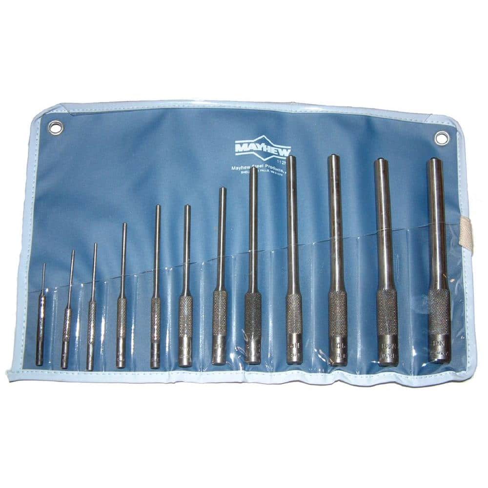 Mayhew 112-K Pilot Punch Set (12-Piece) 62254 - The Home Depot