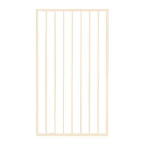 First Alert Premium Series 3 ft. W x 2.6 ft. H Navajo White Steel ...