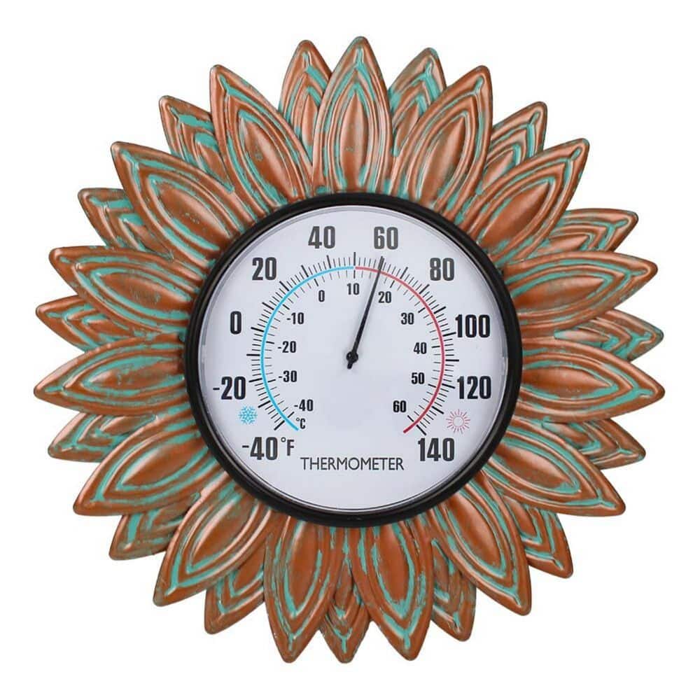 Sunflower Outdoor Window Wireless Digital Thermometer HPDCB9RHYC - The ...